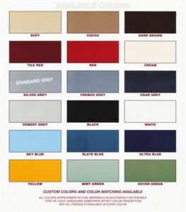 Color Chart | Advantage Chemical Corporation